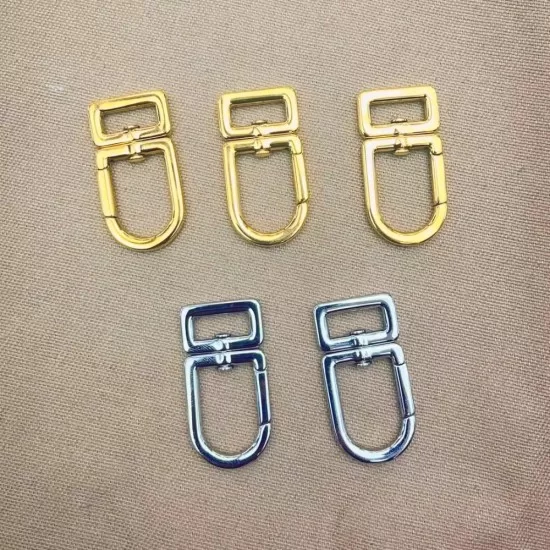 flat, stainless steel, lobster hook